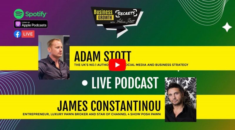 James Constantinou video interview on BIG Business LIVE with Adam Stott ...